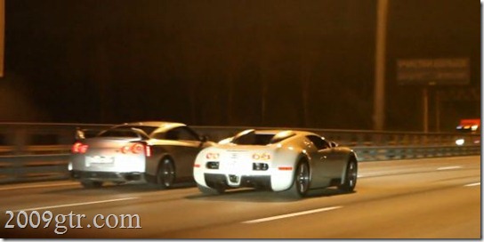 Nissan GT-R vs Bugatti Veyron Teaser Video - 2009gtr.com
